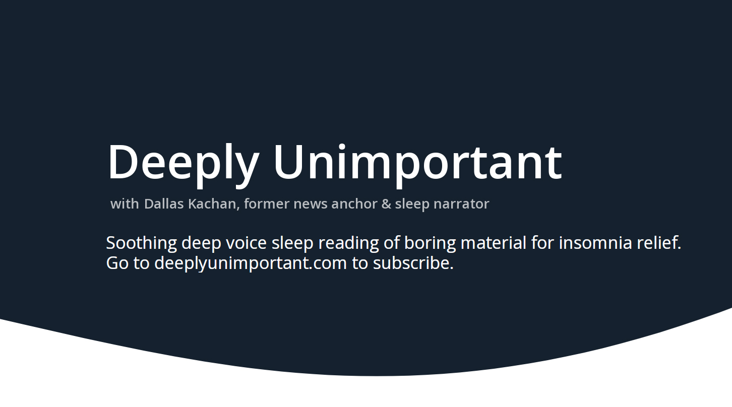 Veteran broadcaster launches sleep aid program - Salt Spring Island news