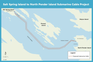New submarine cable to improve islands' hydro connection - Salt Spring ...